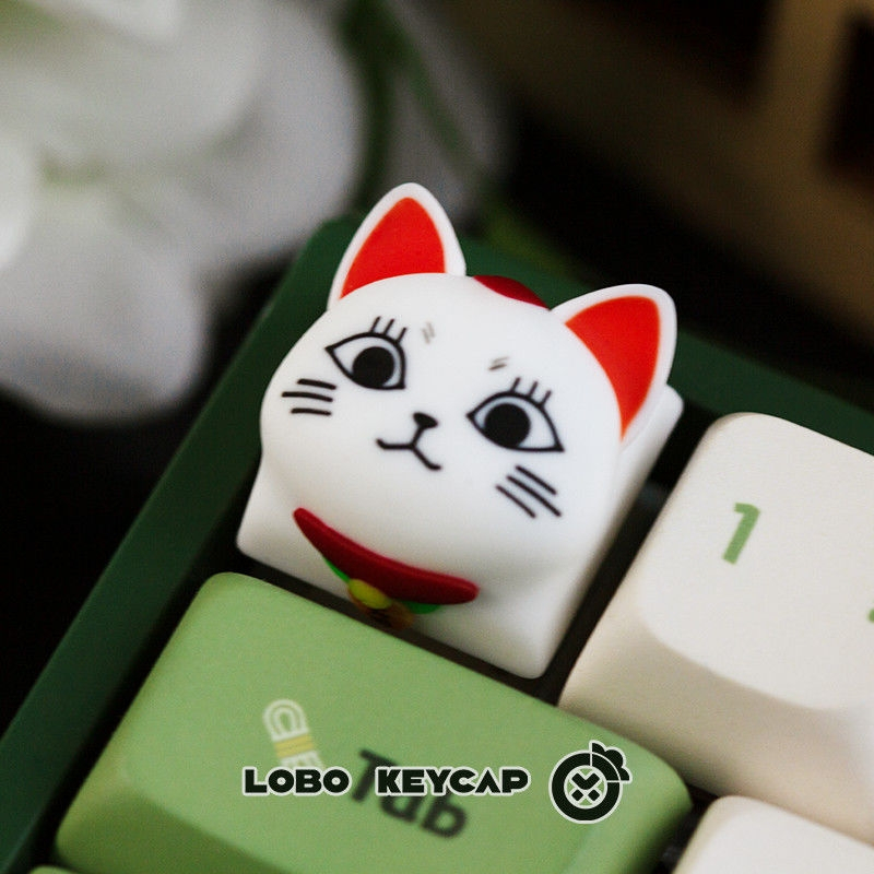 Dandadan High Speed Granny Cat Keycap Custom Mechanical Keyboard ...
