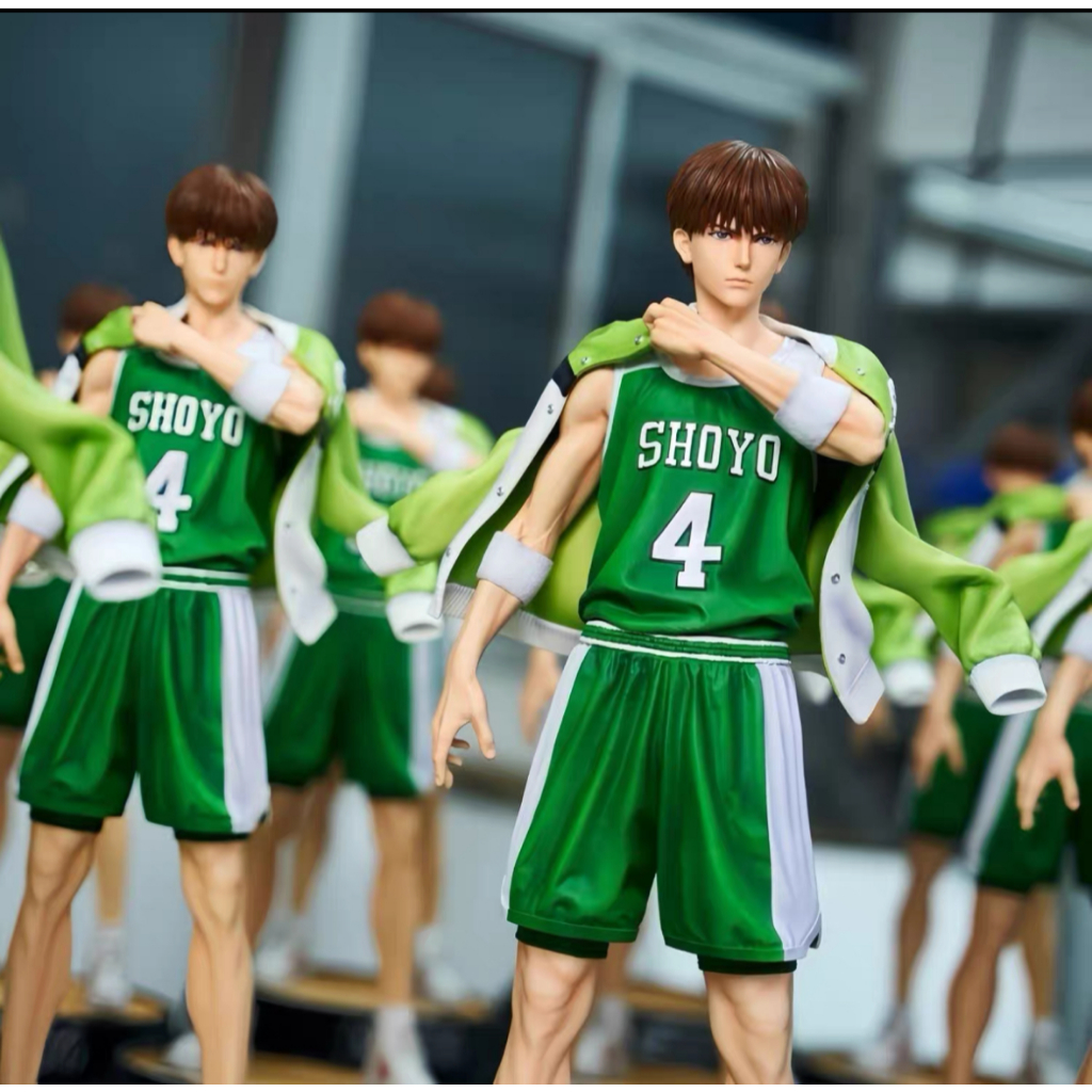 33cm Slam Dunk Kenji Fujima Figure - Shoyo #4 Captain Limited Collector ...