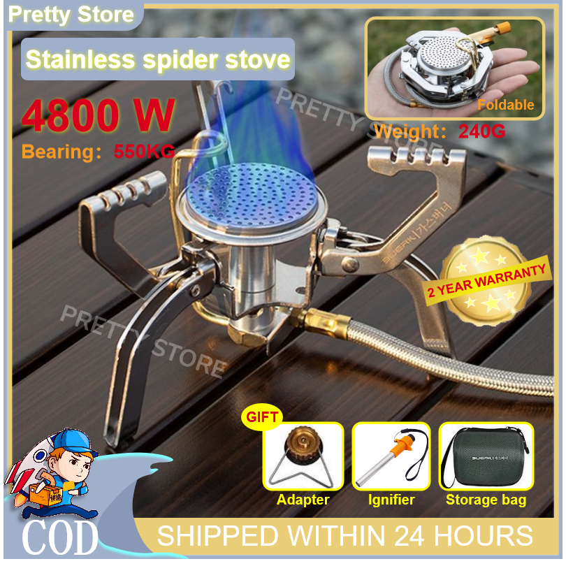 2 in 1 gas stove 5kW power fire 3 head with storage box Cassette Stove ...