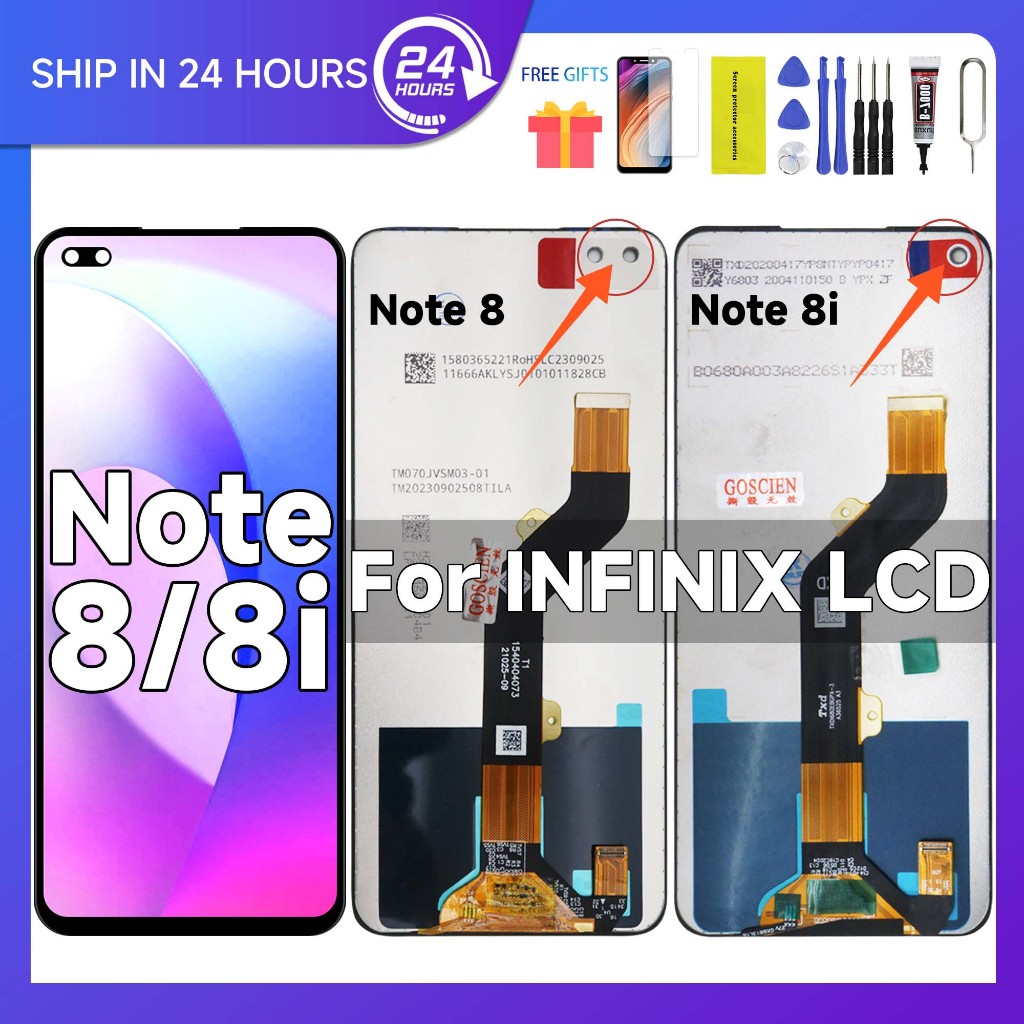 LCD For Infinix Note 8 X692 Touch Screen Display Assembly For Infinix ...