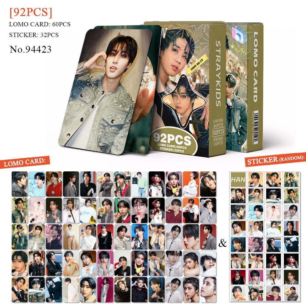 92-96pcs STRAY KIDS 5 CLOCK Fanmeeting Lomo Cards SKZ HOP GIANT JJAM ...