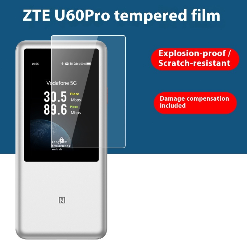 ZTE U60 Pro Tempered Film Global Version 5G Portable WiFi7 Router ZTE ...