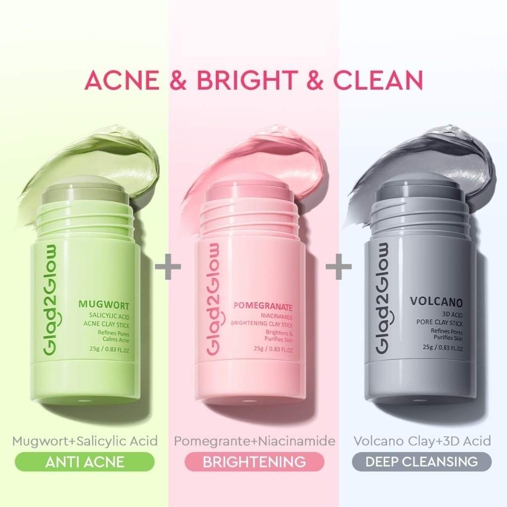 【Clay Stick】 Pomegranate Niacinamide Brightening _Mugwort Ance_Volcano ...