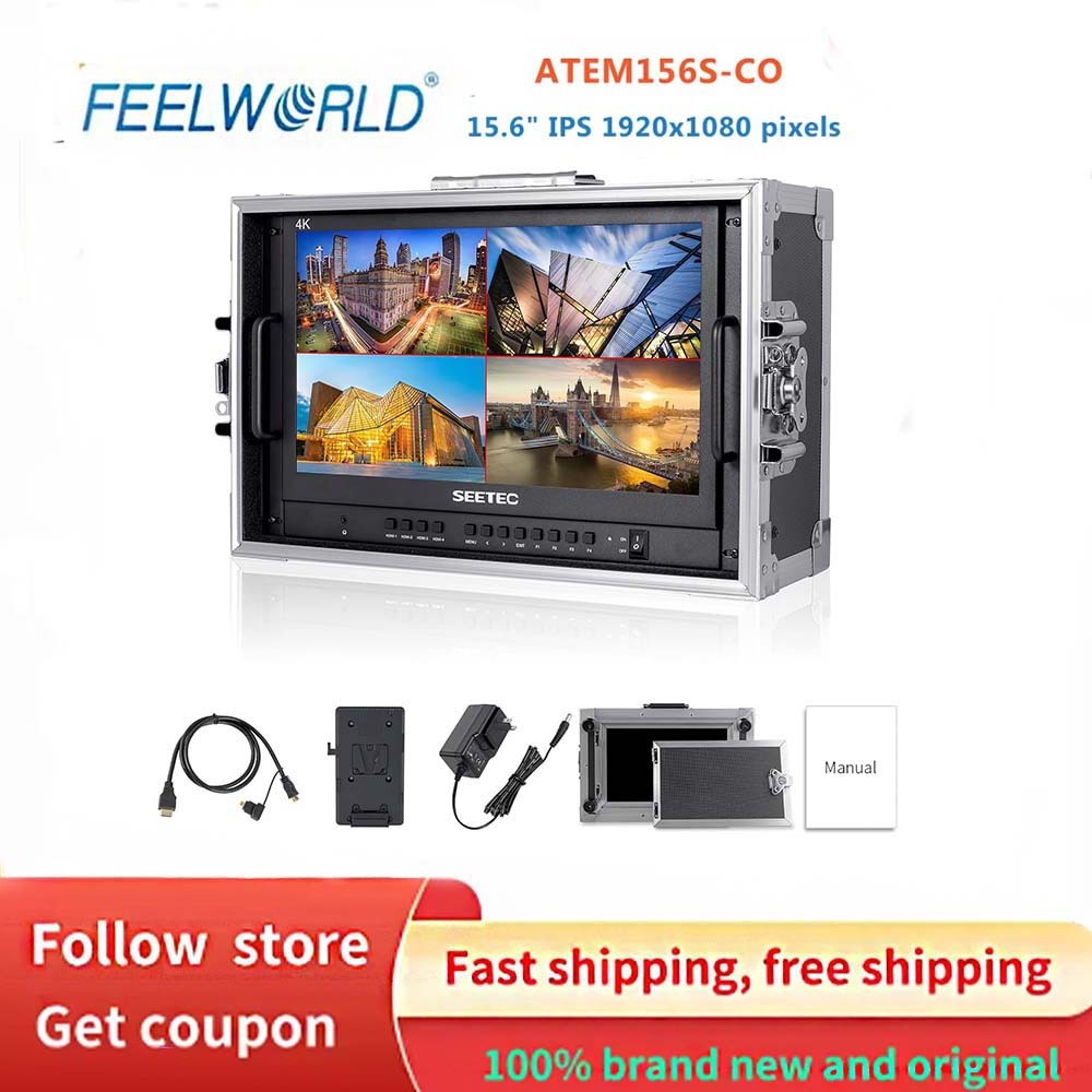 SEETEC ATEM156-CO 15.6” 4K HD Multiview Portable Carry-on Live ...