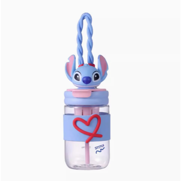MINISO MINISO Disney Stitch Series Portable Straw Plastic Cup 640mL ...