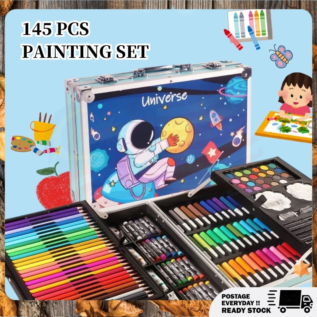 145pcs Art Coloring Set For Kids boy Drawing Painting Set For Kids Girl ...