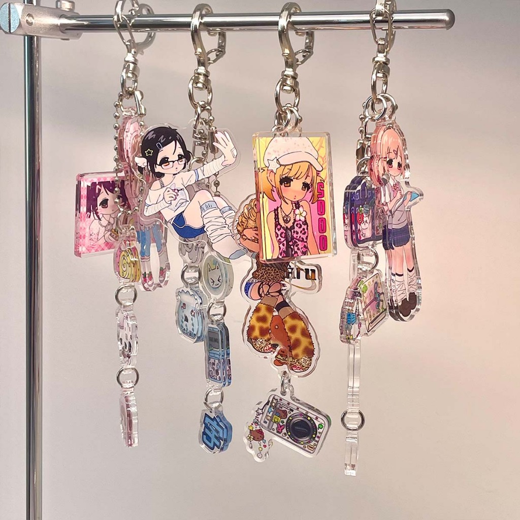 WaKaWaKa Acrylic Charm Cartoon Character Bag Charm Versatile Accessory ...