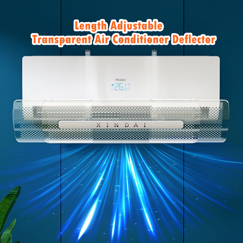 Adjustable 53-95cm Aircond Deflector Anti-Direct Baffler AC Cover ...