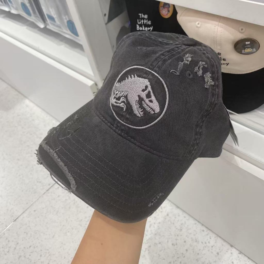 MINISO jurassic world Ripped Cowboy Baseball Cap Mesh Baseball Hat ...