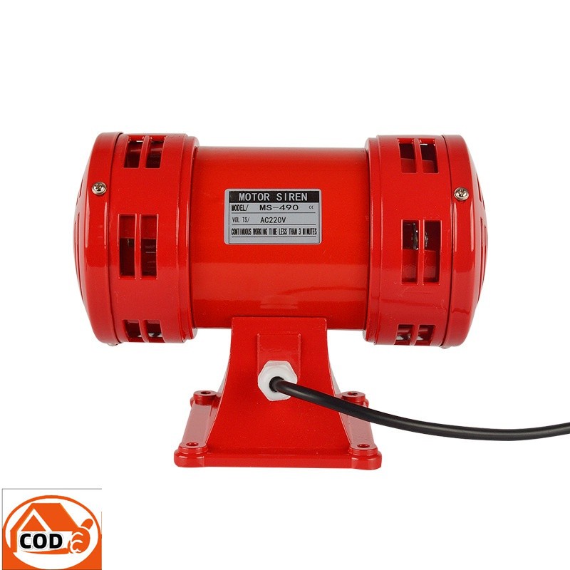 MS-490 Industry Security Electric Motor Driven Siren Continuous Alarm ...