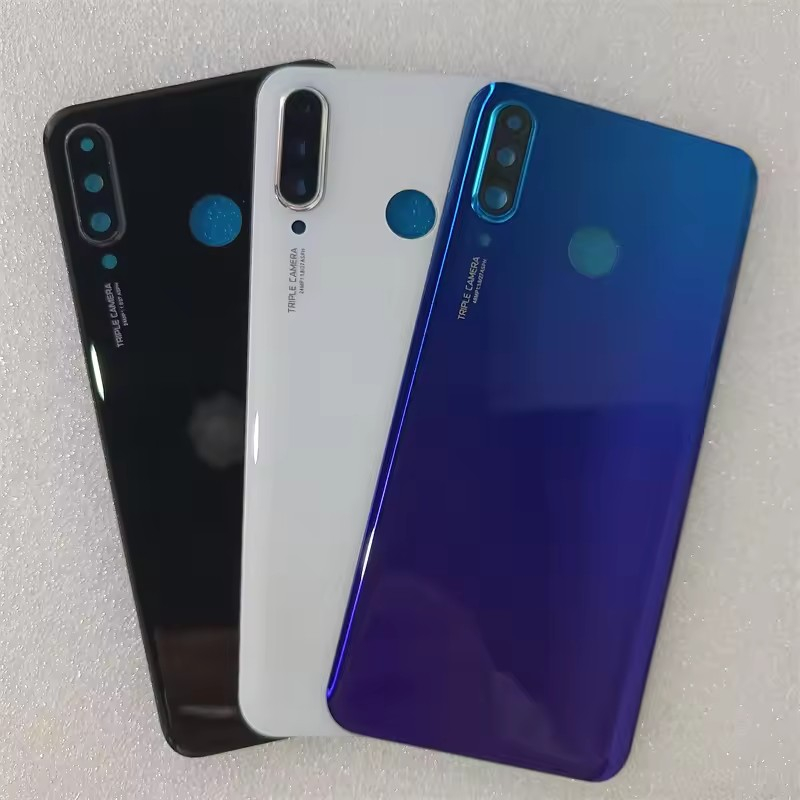 For Huawei P30 Lite Back Battery Cover Rear Door Housing Case Glass ...