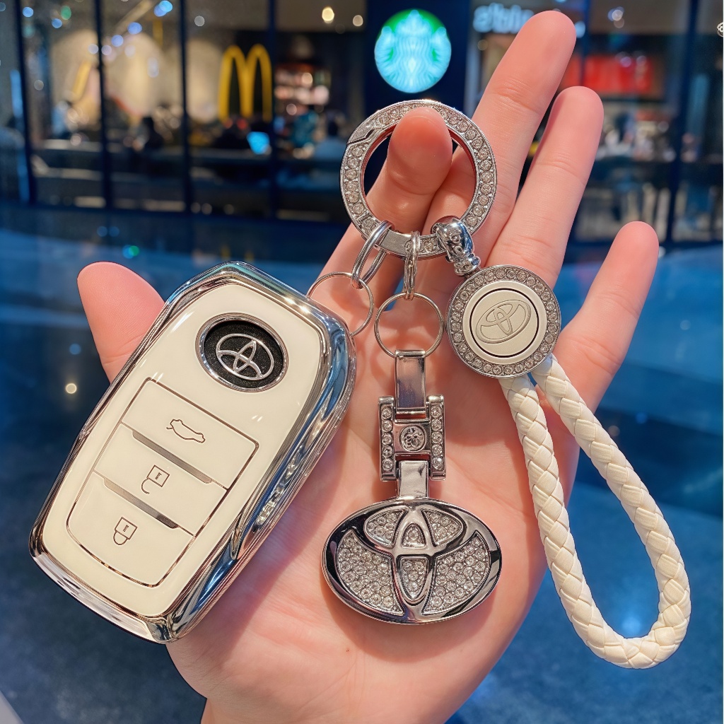 Toyota Key Cover Toyota Keychain key holder Yaris Camry Corolla Vios ...
