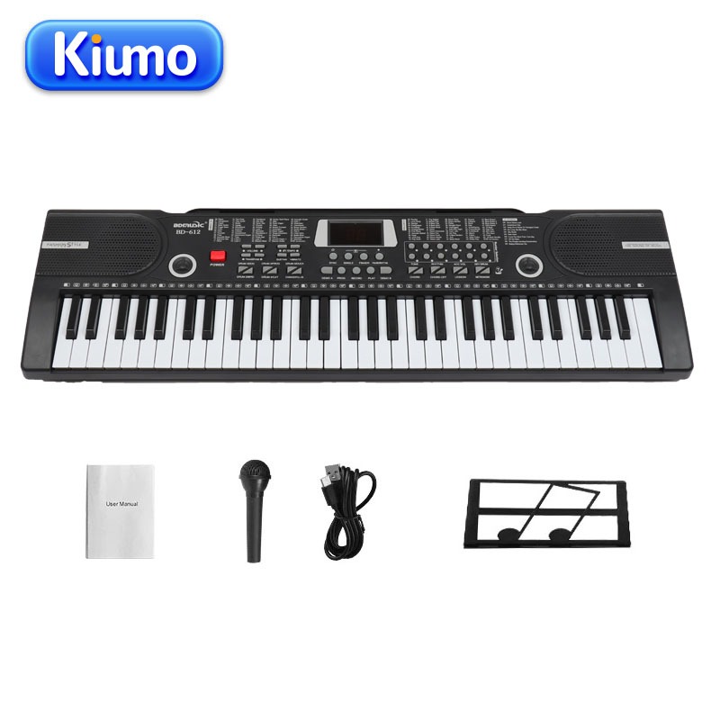 Kiumo 61 Keys Portable Electronic Keyboard Digital Electric Piano ...