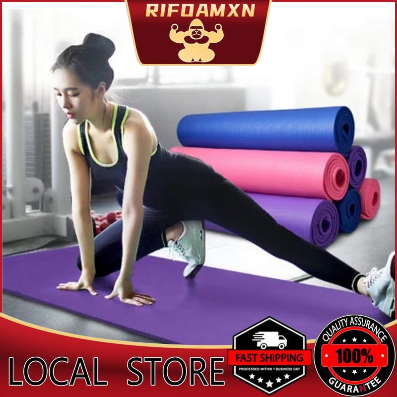 Yoga mat Exercise Workout mat Ultra wide Gym mat Soft Non-Slip Gym ...