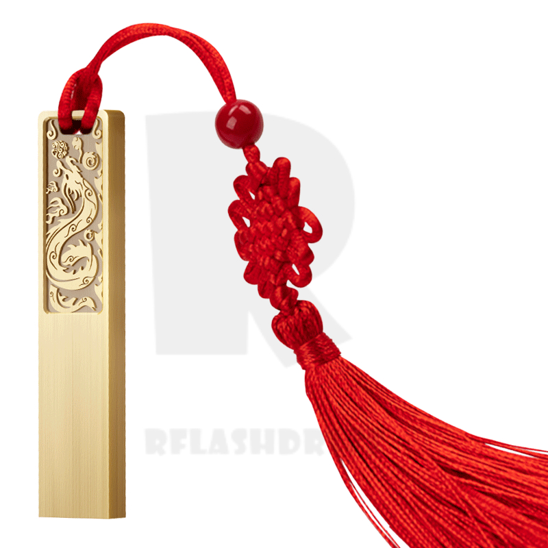 Exquisite Metal Chinese Loong Phoenix Custom Flash Drive 1GB 2GB 4GB ...