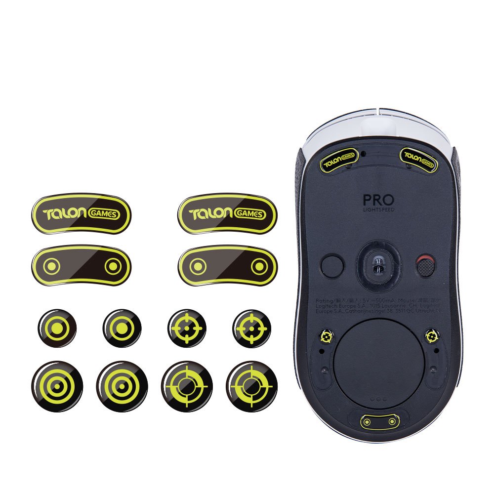 TALONGAMES Glass Mouse Feet Universal Dots 12 Grain Customized Round ...