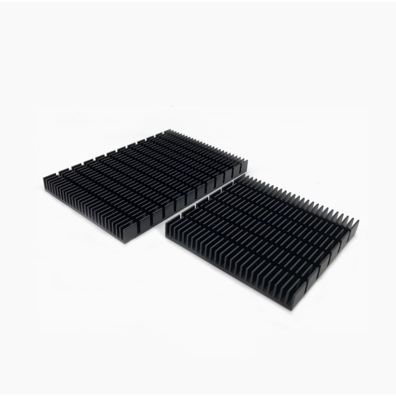 [Radiator] Radiator Aluminum Block Radiator Block Slotted Black Length ...