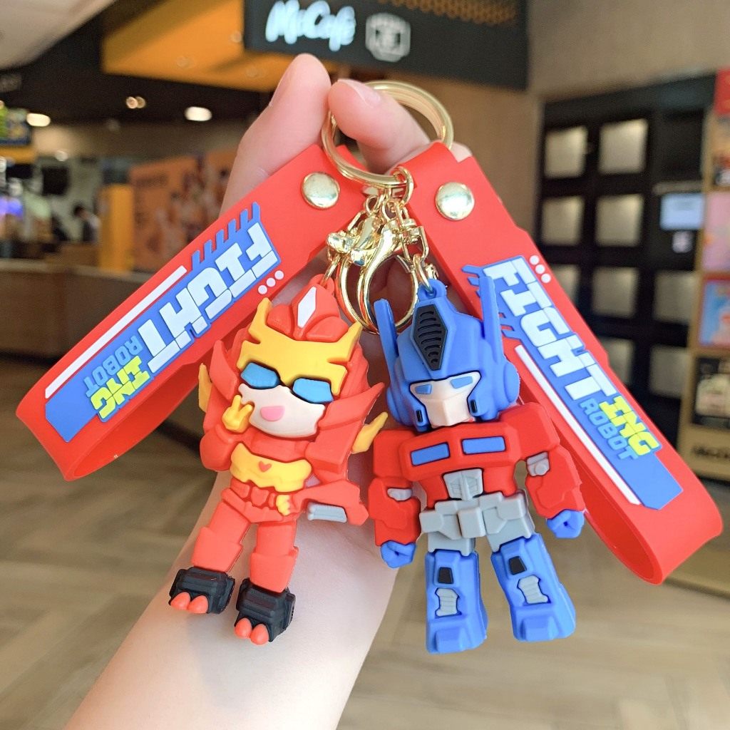 Transformers Keychain - Optimus Prime, Megatron & Bumblebee Backpack ...
