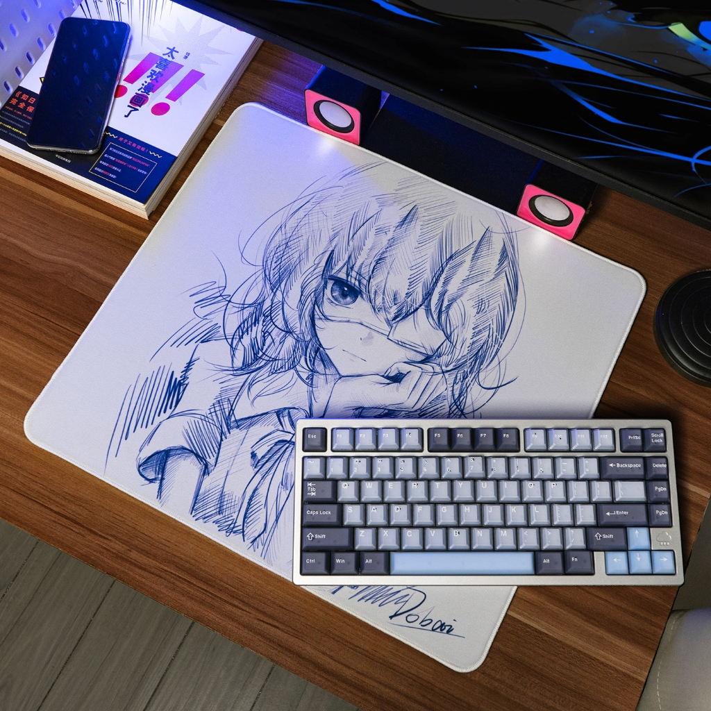 Japanese Anime Comic Keyboard Pad Gaming Mousepad Hand-Written X-soft ...