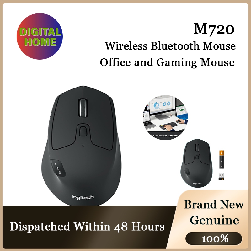 Logitech M720 Wireless Bluetooth Mouse Supports "Unifying" and ...