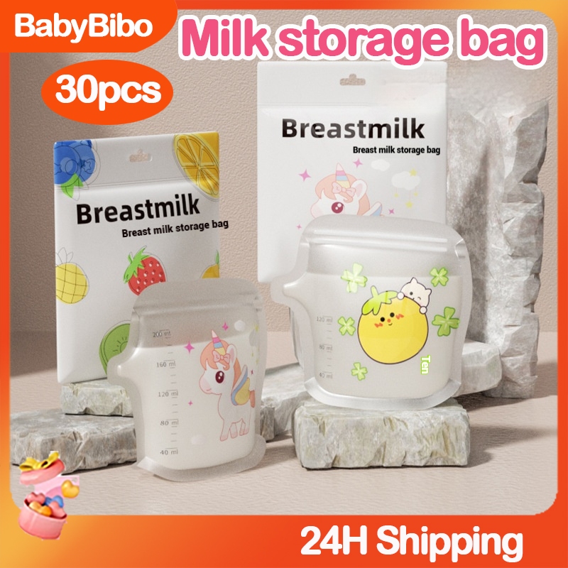 30 Pcs Breast Milk Storage Bag/Disposable Milk Bag/Storage Milk Bag ...