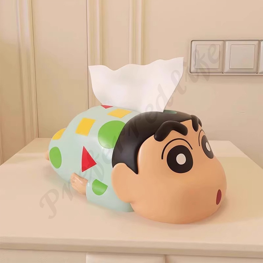 2025 new cartoon crayon shinchan fat tiger tissue box living room ...