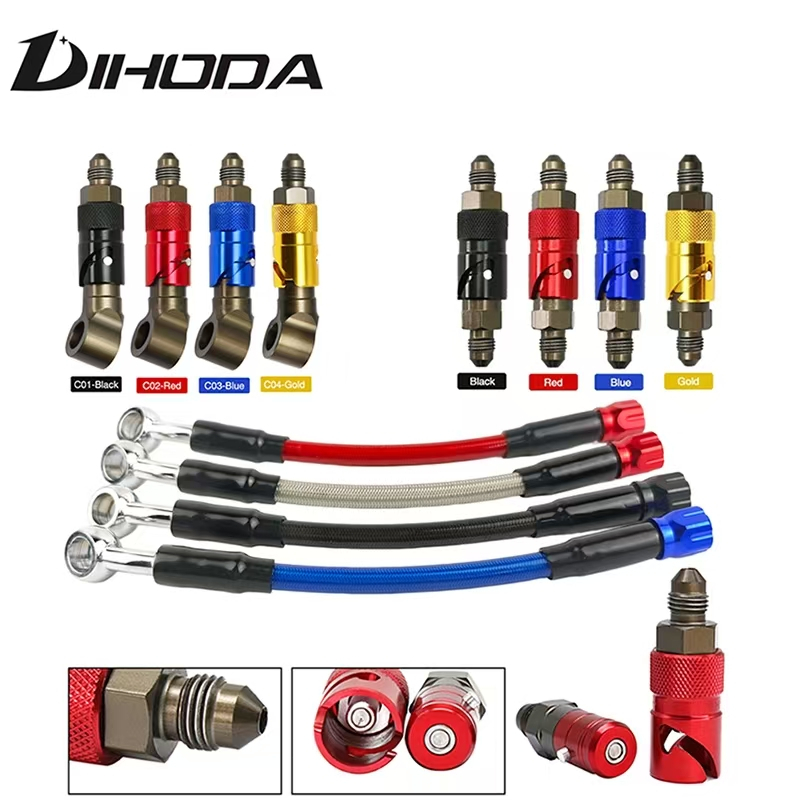 Universal Motorcycle Accessories Brake Line Hose AN3 Fluid Quick ...