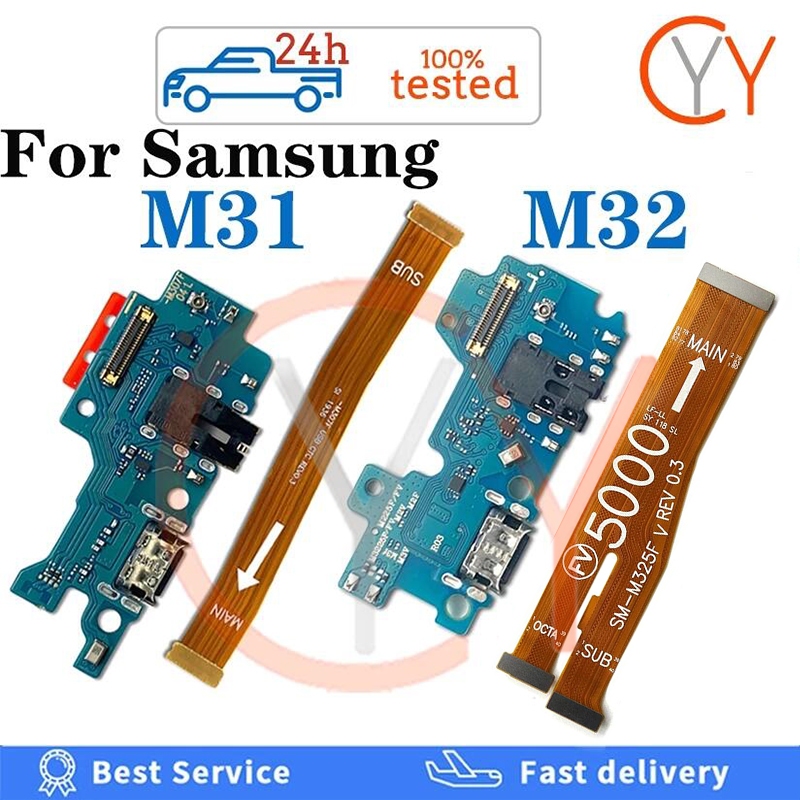 For Samsung Galaxy M31 M32 M325 M325F Motherboard Main Board Connector ...
