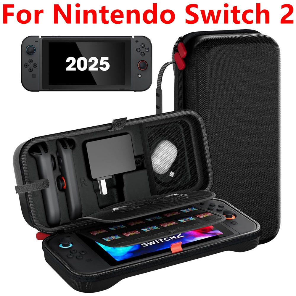 Carrying Case Compatible with Nintendo Switch 2 Model 2025 Protective Hard Shell All Accessory ...