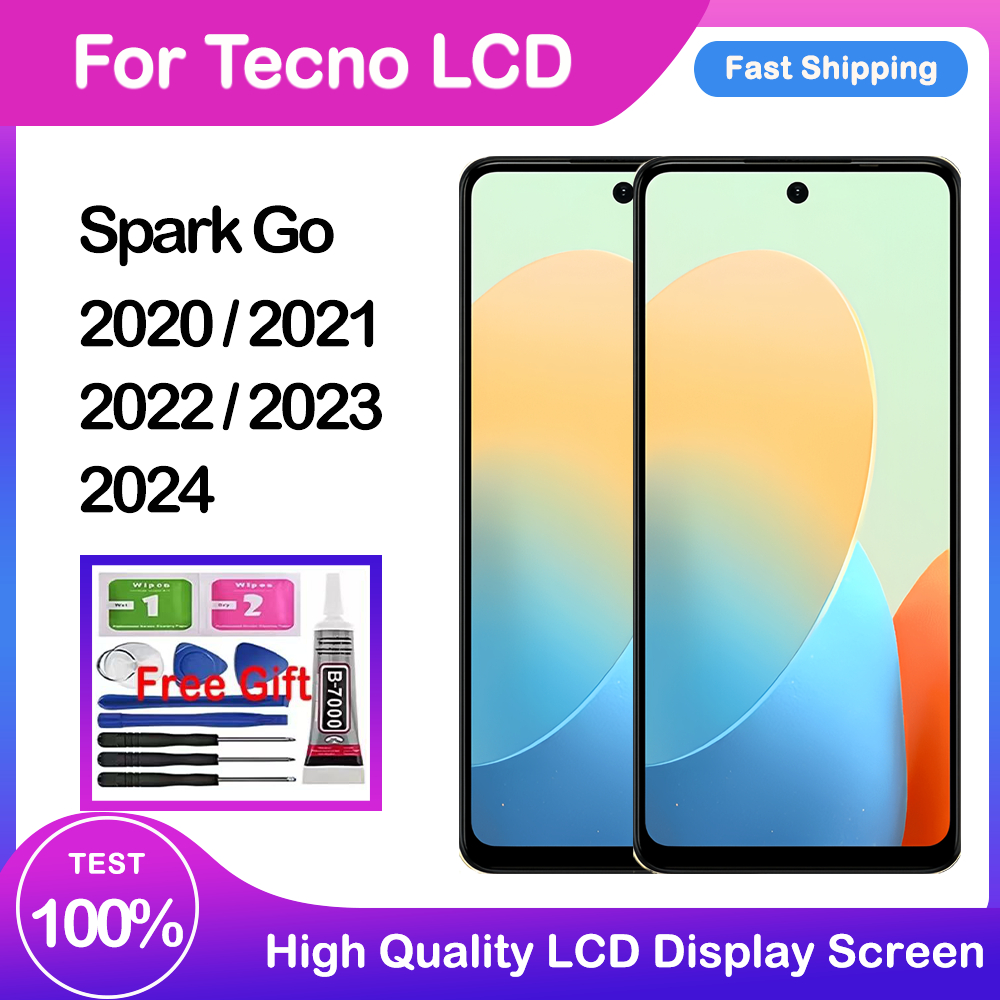 For Tecno Spark Go 2020 2021 2022 2023 2024 LCD Display Touch Screen Replacement | Shopee ...