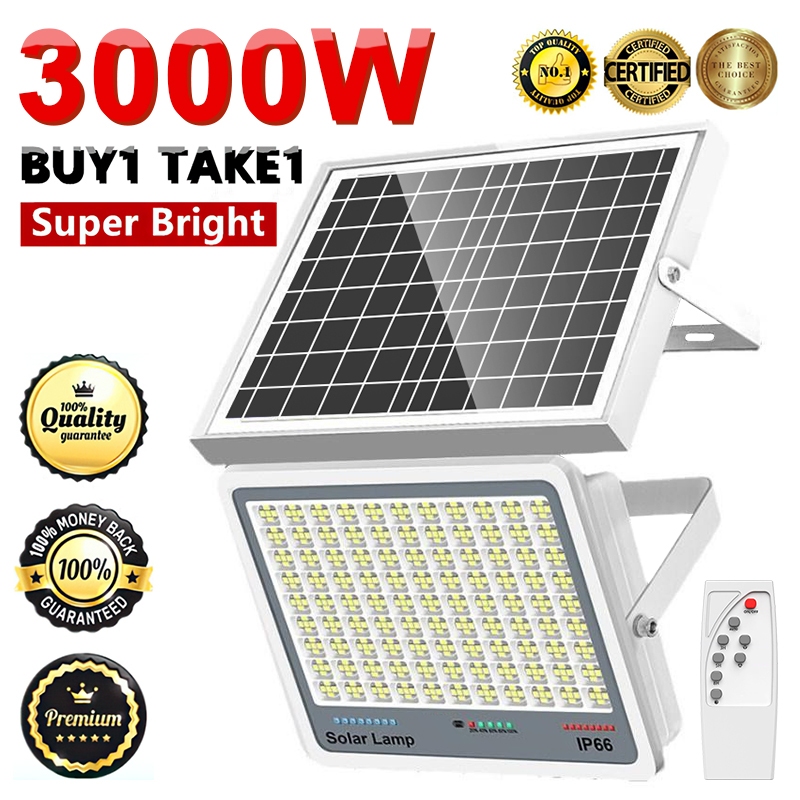 Solar light outdoor waterproof IP67 solar lights with solar panel ...