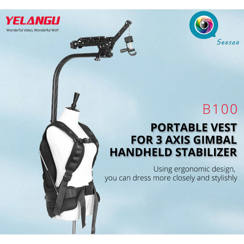 YELANGU B100 Portable Vest For 3 Axis Gimbal Handheld Stabilzer Rig ...