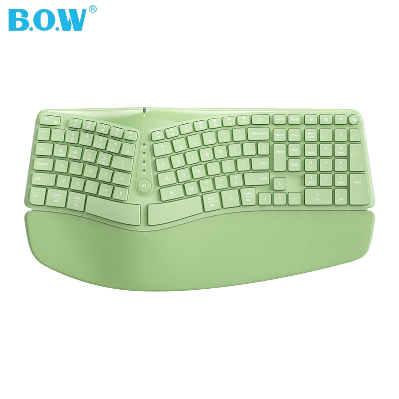 BOW K308DL Triple Mode Wireless Keyboard Office Portable Bluetooth ...