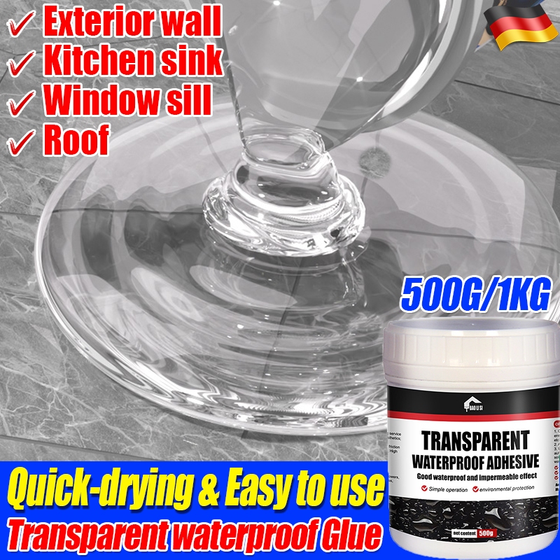 1000g Sealant waterproof glue Transparent WaterProof Glue Crack sealing ...