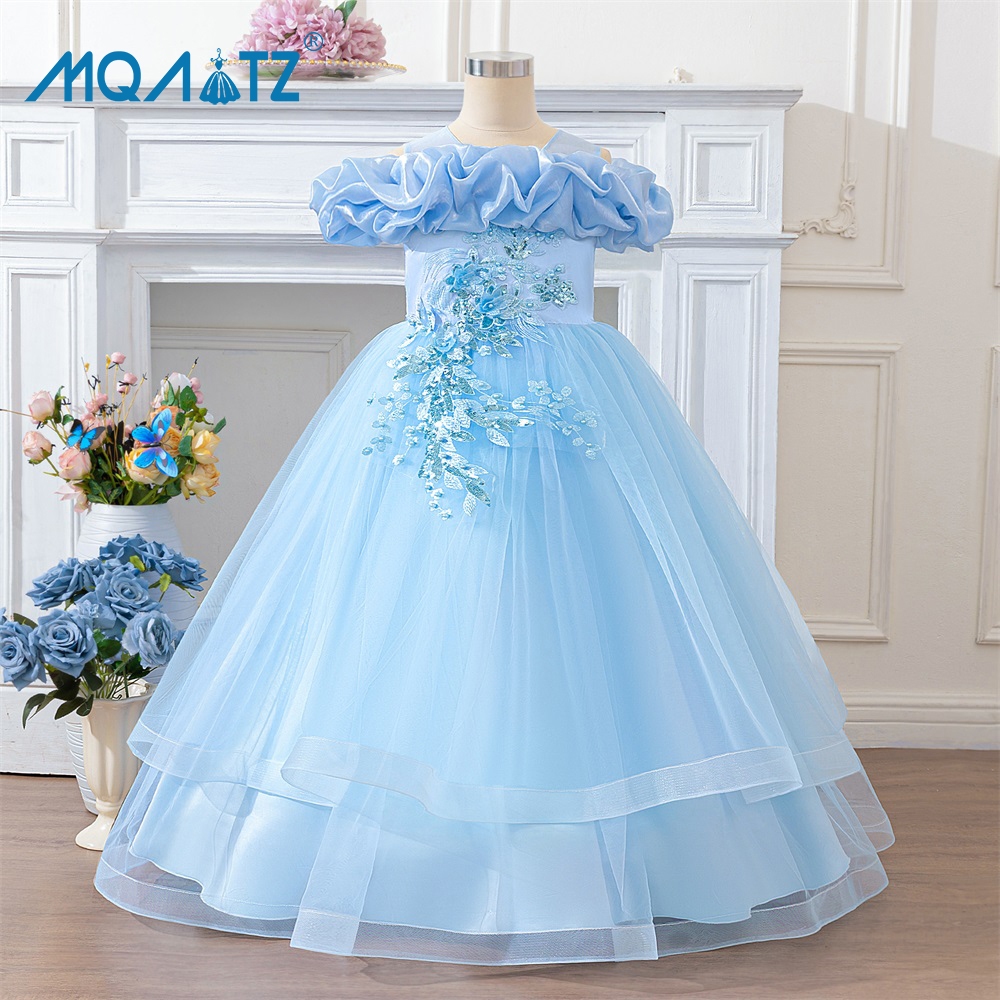 MQATZ Pageant A-Line Girls Princess Dress For Children Costume Show ...