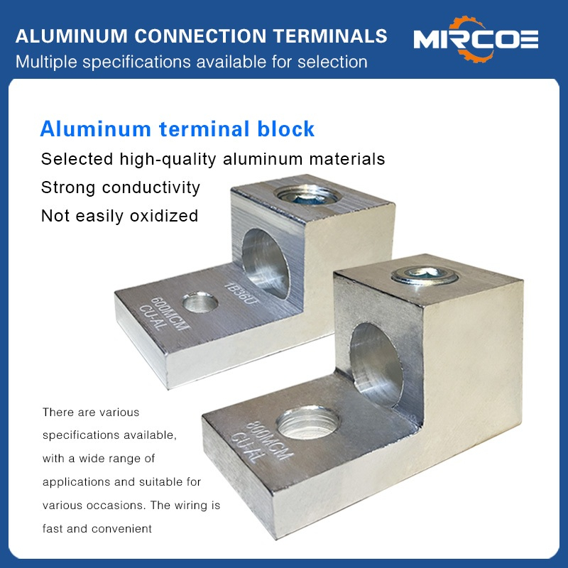 MIRCOE Aluminum Mechanical Lugs Connector Universal Terminal Lugs 1/0 ...