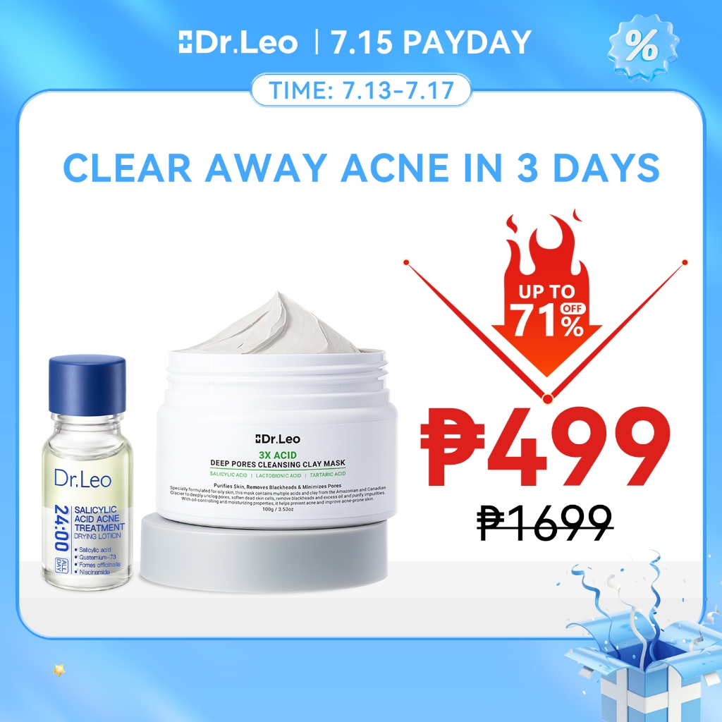 [Dr.Leo Fast Acne Set ]Acne Essence Salicylic Acid Anti-acne Essence ...