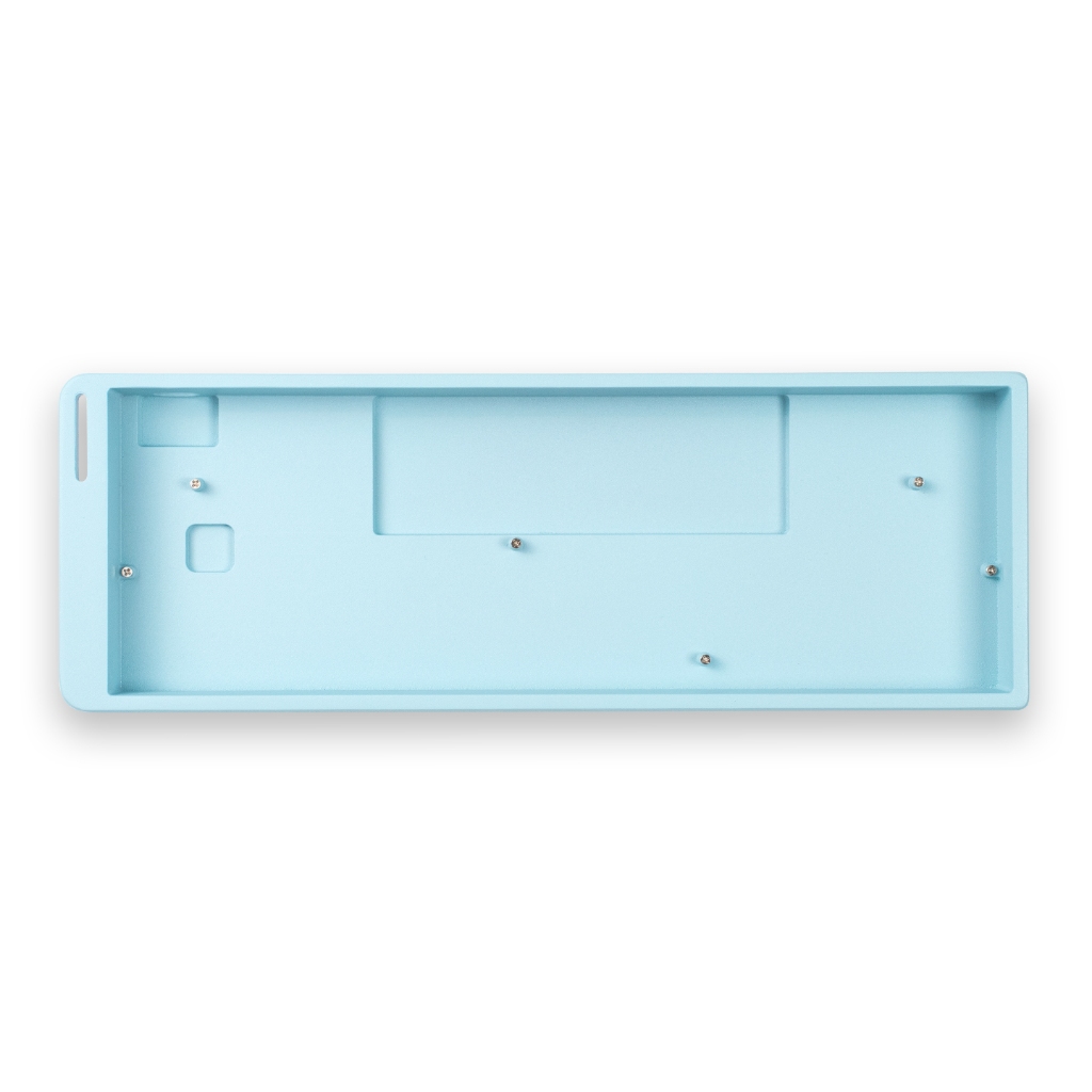 QT60 Blue CNC Aluminum Customize keyboard Case 60% Mechanical Keyboard ...