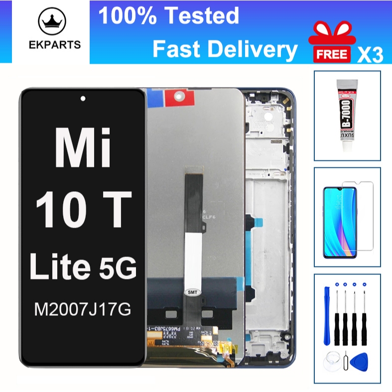 LCD For Xiaomi Mi 10T Lite 5G Display Touch Screen Digitizer Assembly ...