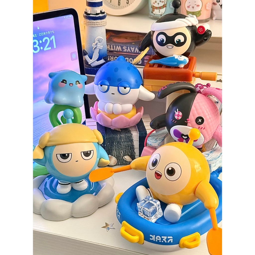 2025 KFC Eggy Party toys, July KFC set, Yeggy, Rocky, Bulu game toy ...