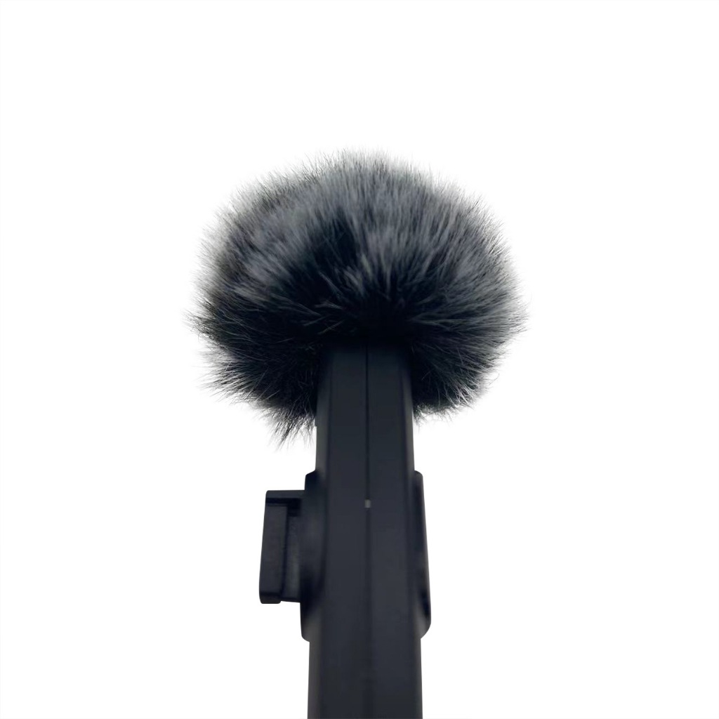 UVLN> Wireless Collar Clip Microphone Windproof Outdoor Lapel Mic Furry ...