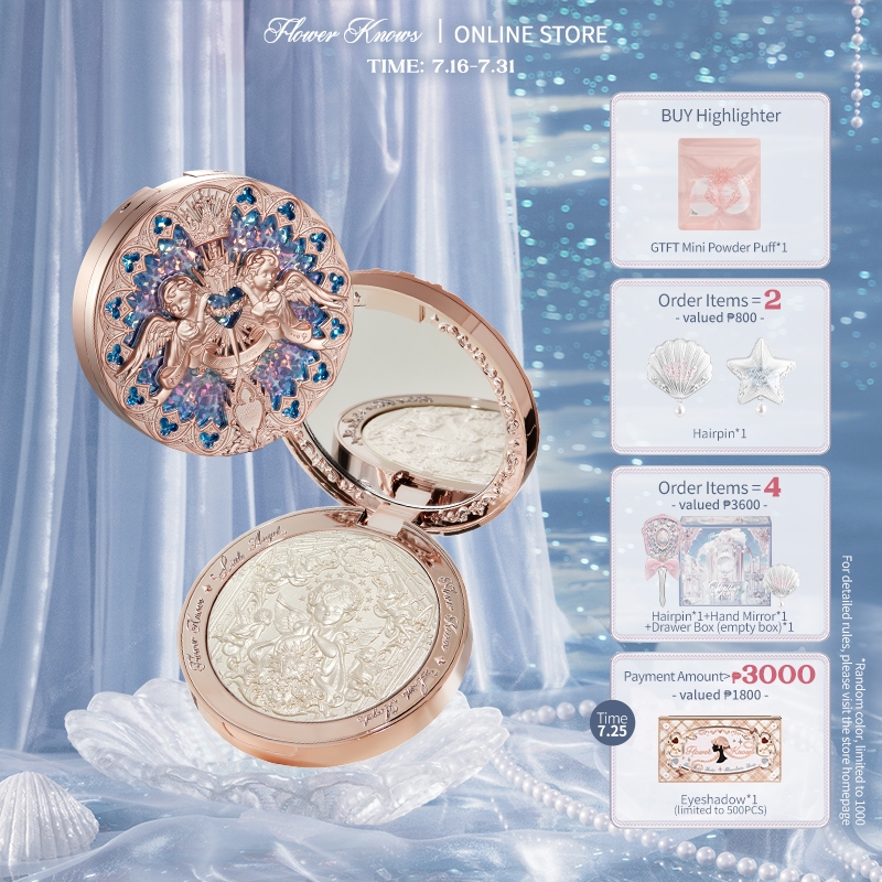 Flower Knows Highlighter Little Angel Collection Embossed Pearl ...