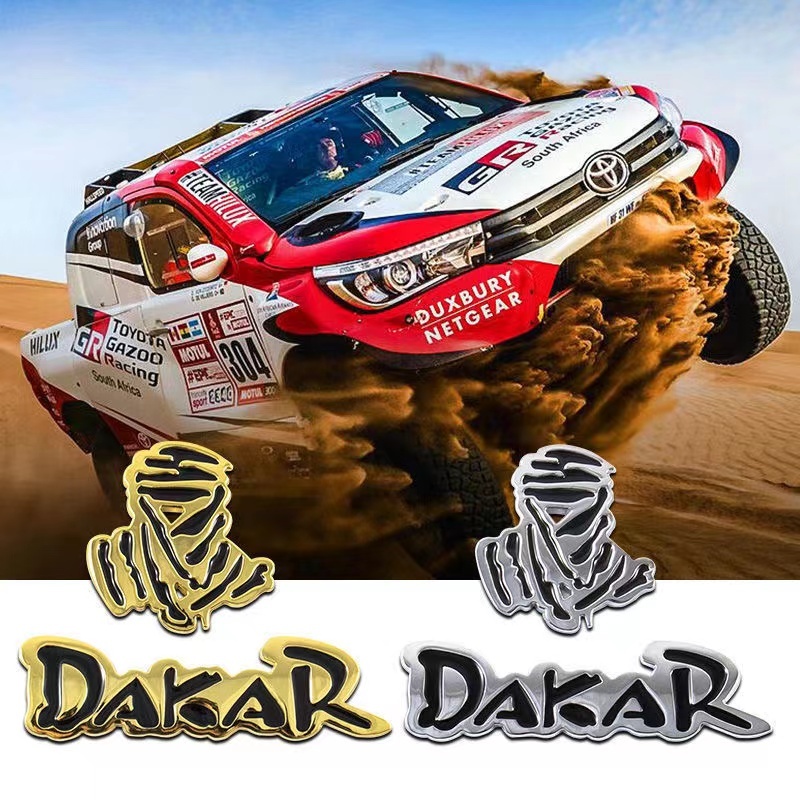 *READY STOCK*Personalized Metal DAKAR Car Logo SUV Rally Off-Road ...