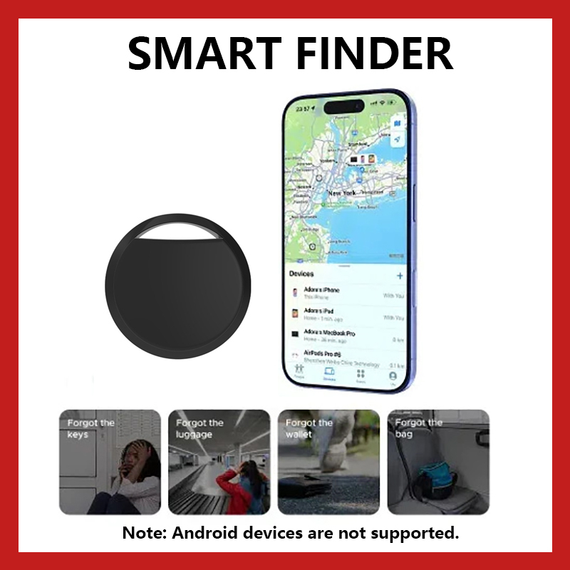 Smart Finder Item Locator for Keys, Pet & Phone, Compatible with iPhone ...