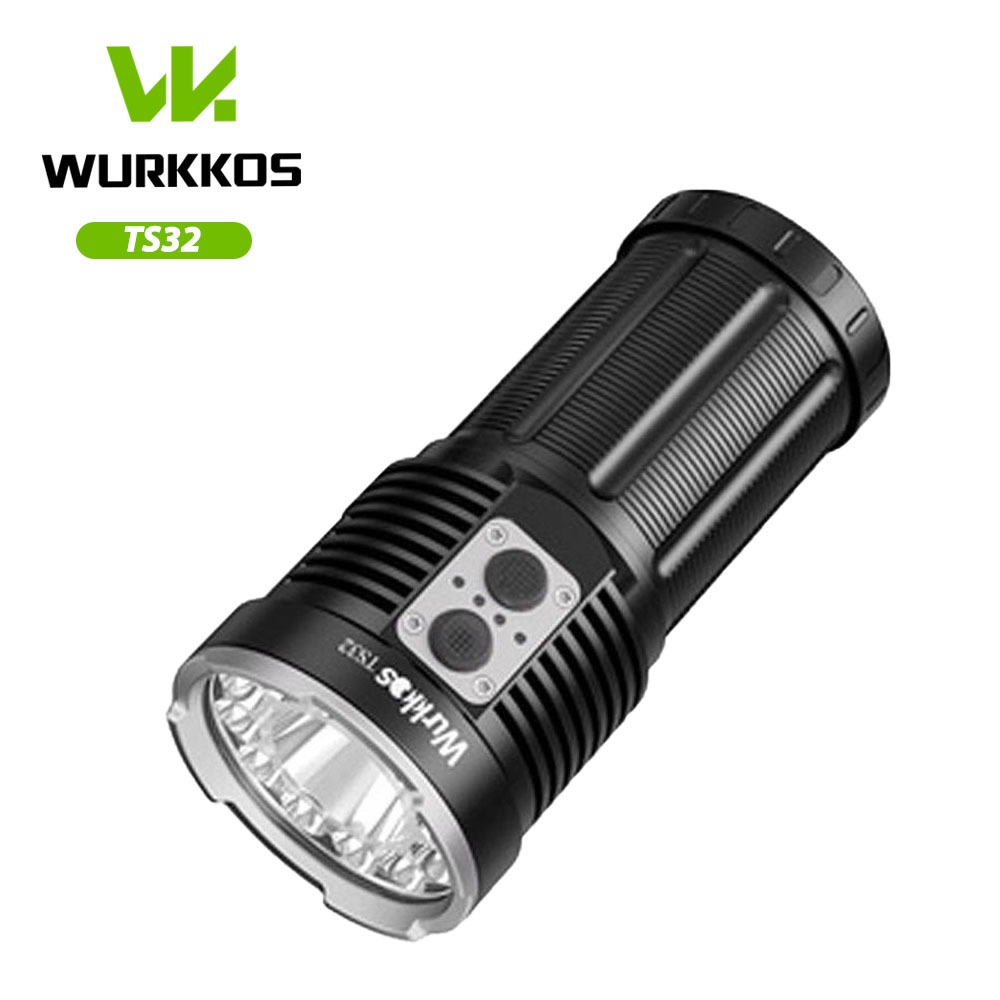 Wurkkos Ts32 Rechargeable Powerful Flashlight 12*Cree Xpl2/Lh351D + 1 ...