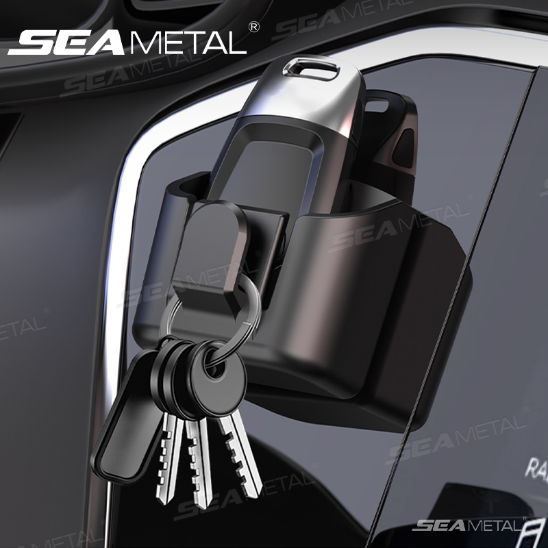 SEAMETAL Car Key Box Interior Auto Key Cards Clip Gadget Holder ...