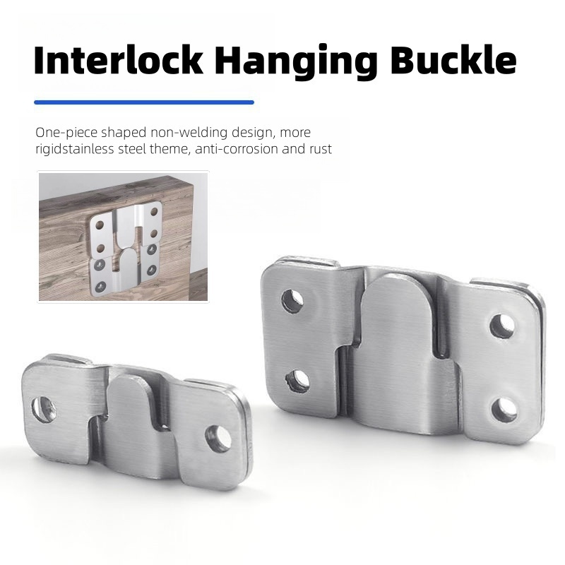 Flush Mount Photo Frame Hook Clip Interlock Bracket Hanging Wall ...
