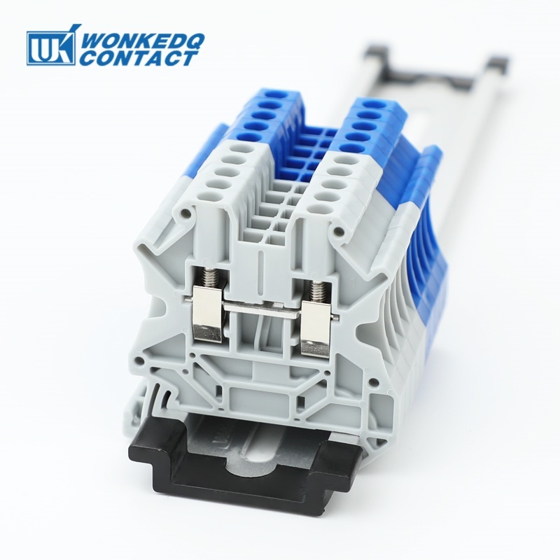 UT2.5 Screw Terminal Block Self Locking Electric Connector Din Rail ...
