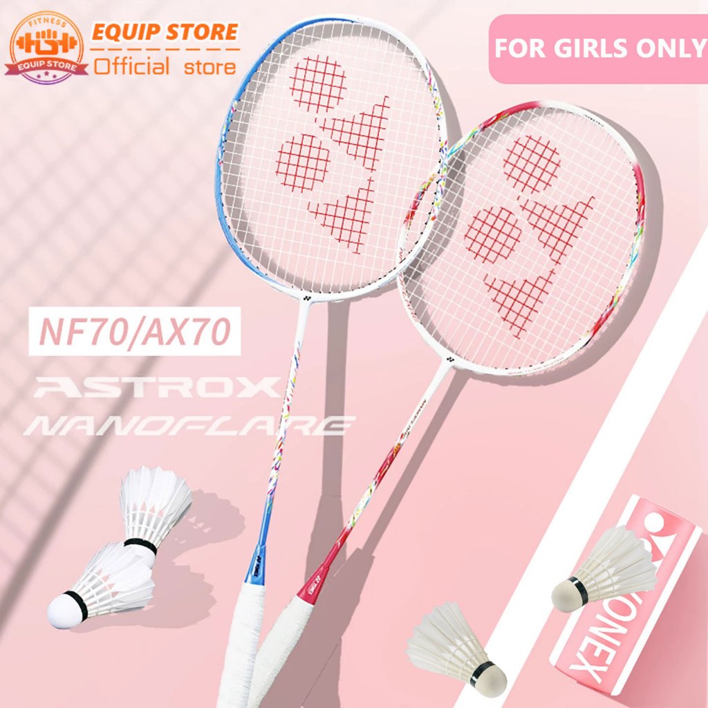 YY NANOFLARE 70 Badminton Racket Full Carbon Single 4U 28 bs 83g Energy ...