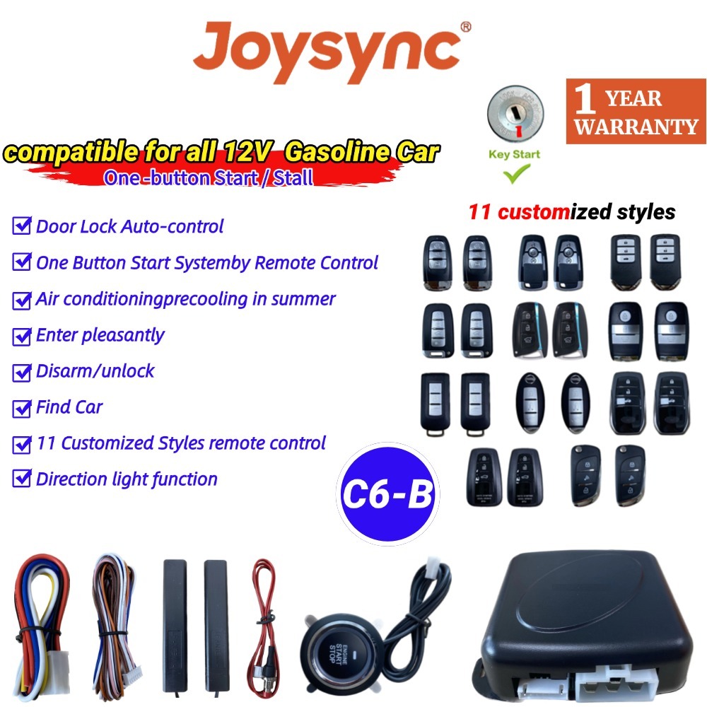 Joysync C6-B Universal 12V Car One-click Start System | Old Toyota ...